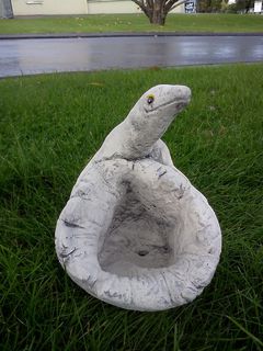 Lizard pot $40 - Auckland Garden ornaments direct from the factory